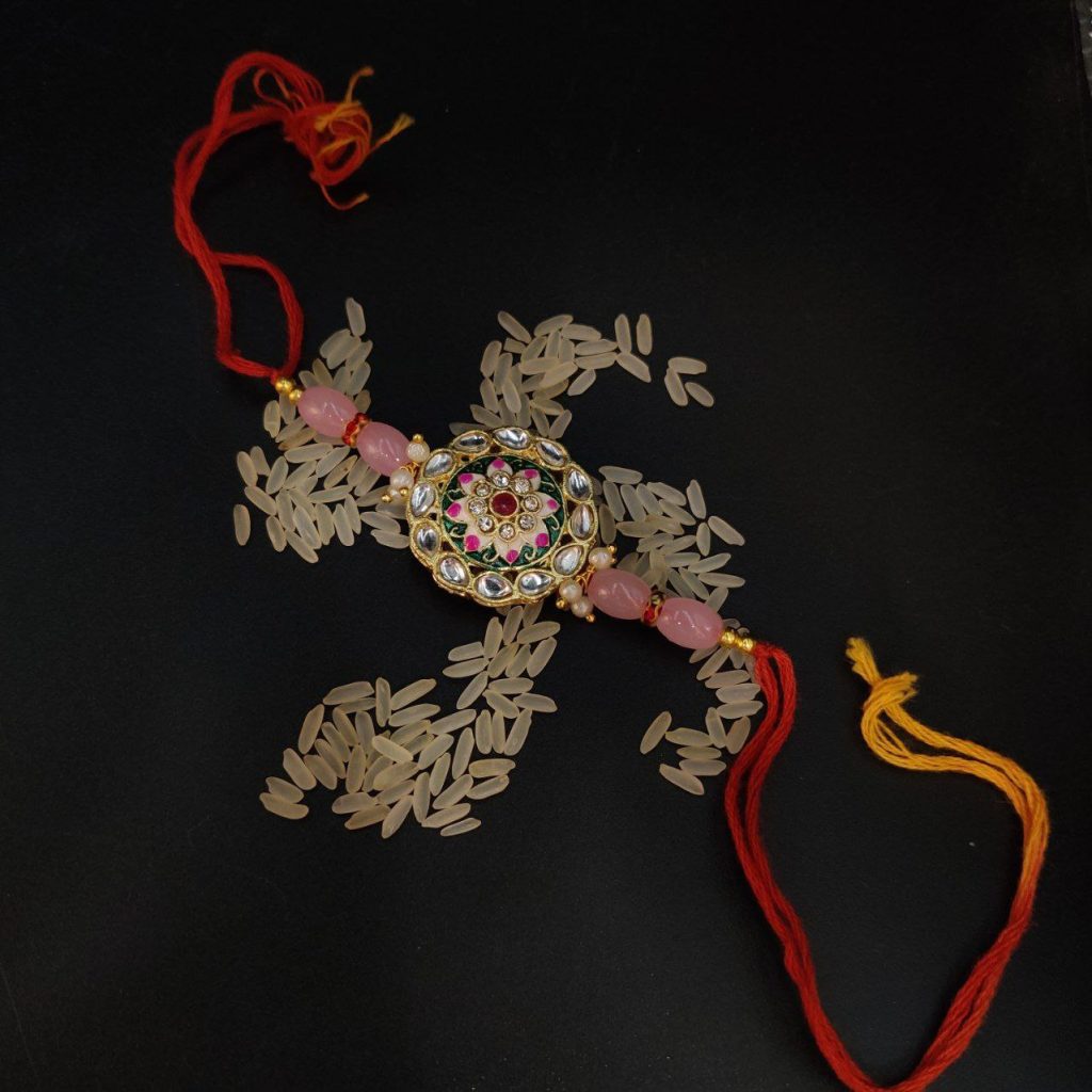 Symbol Of Sibling Love: Beautiful Rakhi For Brother's Wrist - D9creation