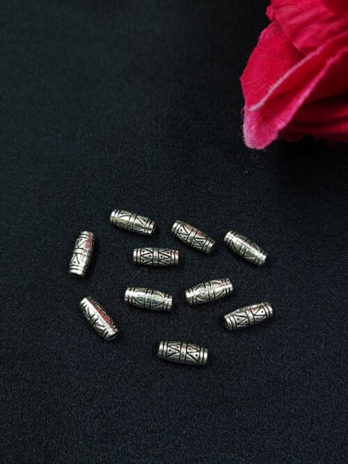 Antique Design Cylindrical Shape German Silver DIY Raw Material For ...