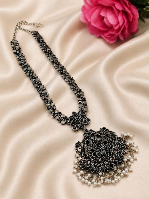 Peacock Necklace Exquisite Design For Festive Fashion Wear